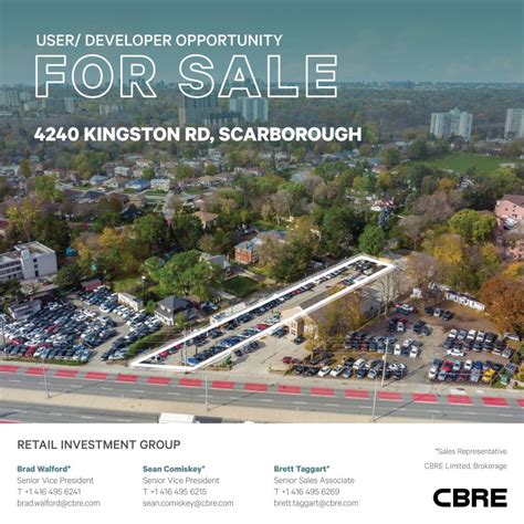 Sean Comiskey On Linkedin New Listing 4240 Kingston Rd Scarborough The Cbres Retail Investment…