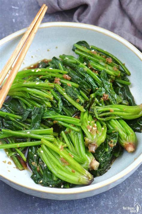 Chinese Spinach Salad With Ginger Dressing Recipe Asian Spinach