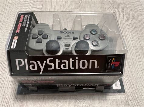 Sony Playstation 1 Ps1 Analog Controller Joystick Dual Shock Jeu Vidéo Dans La Boîte D