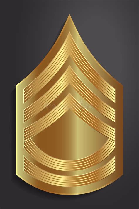 Sergeant First Class Rank Insignia Stock Illustrations 83 Sergeant