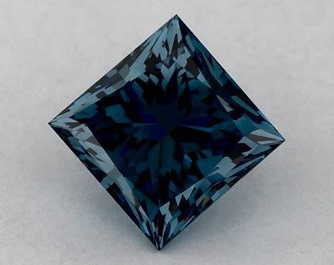 Igi 156 Carat Fancy Vivid Blue Vvs2 Princess Cut Lab Grown Diamond