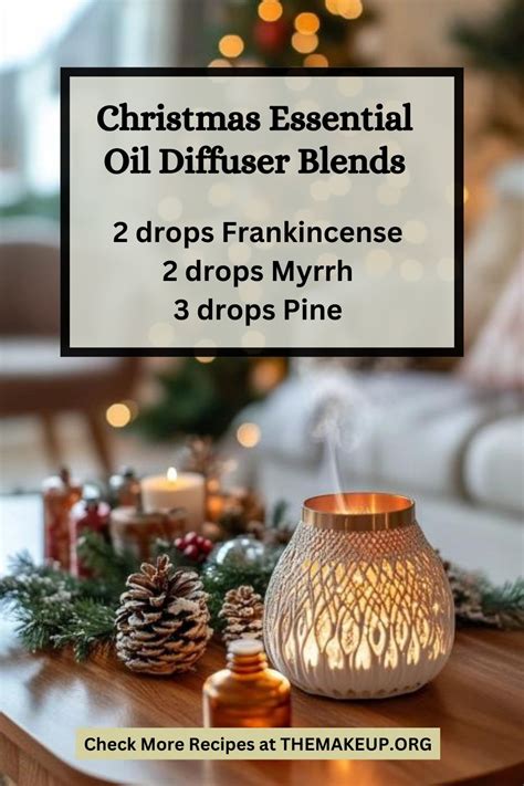 20 Christmas Essential Oil Diffuser Blends And Their Aromatherapy