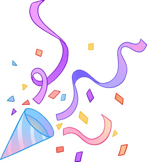 描边趣味生日贴纸 彩带