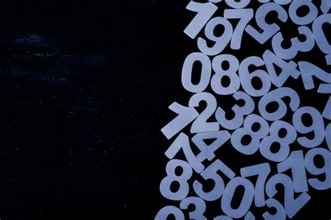Premium Photo Background Of Numbers From Zero To Nine
