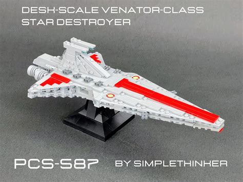 Lego Moc Desk Scale Venator Class Sd By Simplethinker Rebrickable