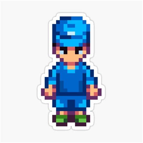 Stardew Valley Shane Joja Mart Outfit Full Body Sticker For Sale By