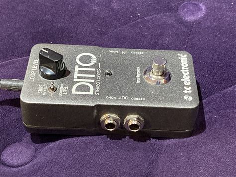 Ditto Stereo Looper Tc Electronic Ditto Stereo Looper Audiofanzine