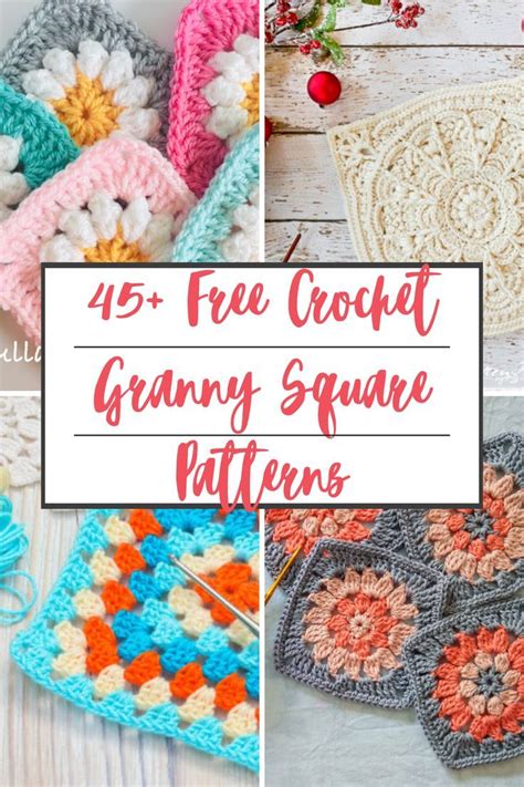 How To Crochet A Granny Square Patterns Tutorials For Beginners Diy