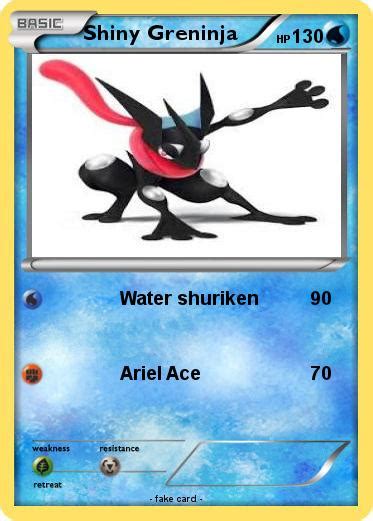 Pokemon Shiny Greninja Card