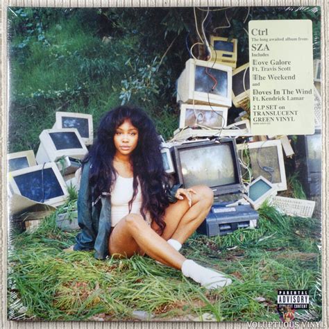 Sza Ctrl 2017 2 X Vinyl Lp Album Green Translucent Voluptuous