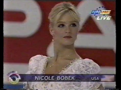 Nicole Bobek Usa 1995 World Figure Skating Championships Short