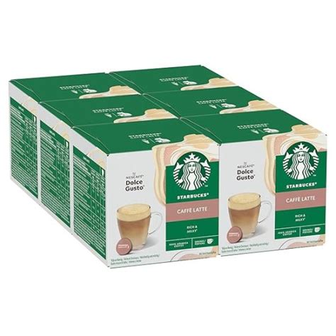 Starbucks Caffè Latte By Nescafé Dolce Gusto 6 Confezioni Da 12