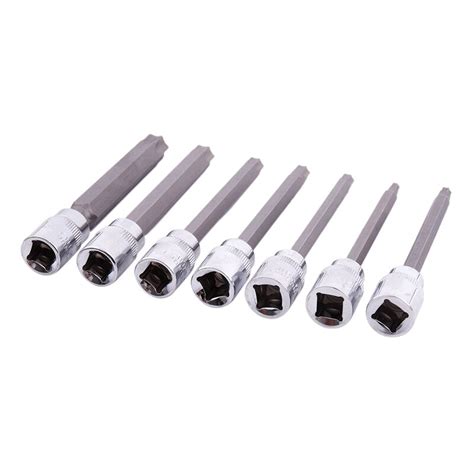 7 Piece 38 Inch Extra Long Torx Star Bit Socket S Grandado