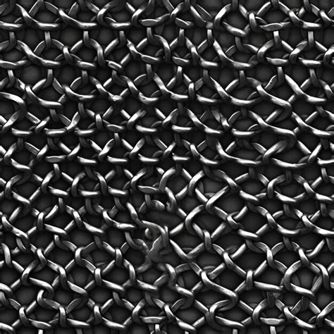 Premium Ai Image Chainmail Texture