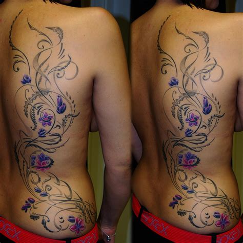 Blumen Ornament Tattoo Hits For Life Tattoo München