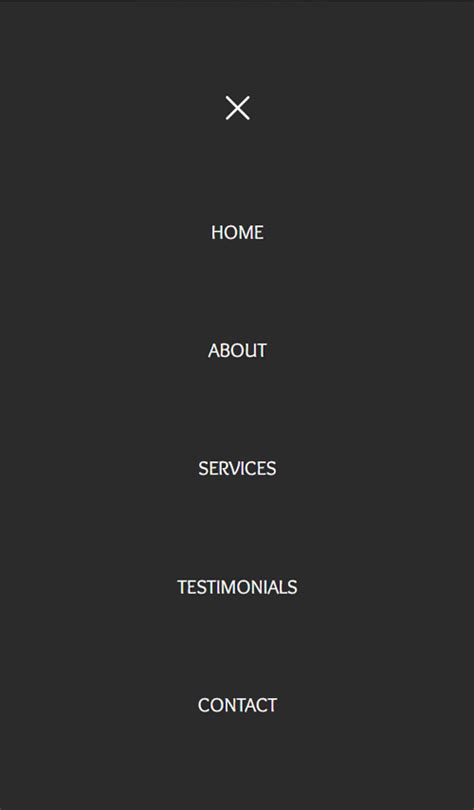 Curtain Mobile Nav FREE CSS JS Mobile Navigation CodePen Mbl Nav