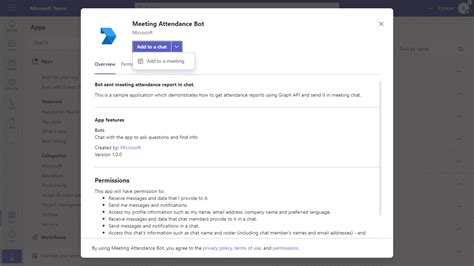 Meeting Attendance Report Code Samples Microsoft Learn