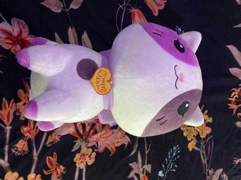 Aphmau Sprinkles Cat Plush Youtuber Collectable Rare Kawaii Purple Pink