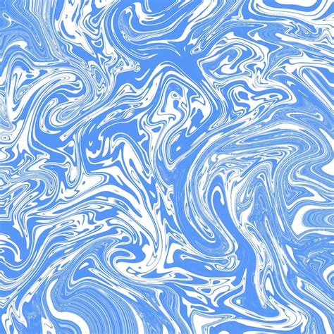 Blue Abstract Elegant Marble Effect Background Premium Ai Generated Image