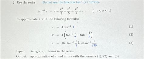 Solved Program Using Java With Commentsuse The Series Do