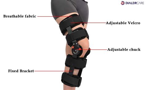 Buy Dialdrcare Hinged Knee Brace Leg Support Protector Medical Meniscus