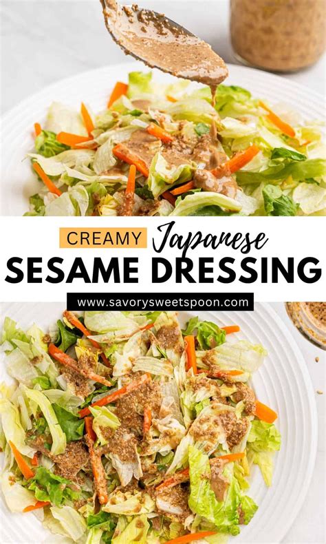 This Easy Japanese Sesame Dressing Is Creamy Nutty And Packed With