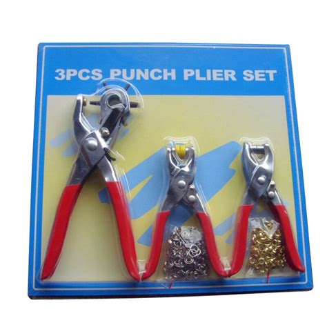 3 Stkspartij Handgereedschap Punch Tang Riem Pu Grandado