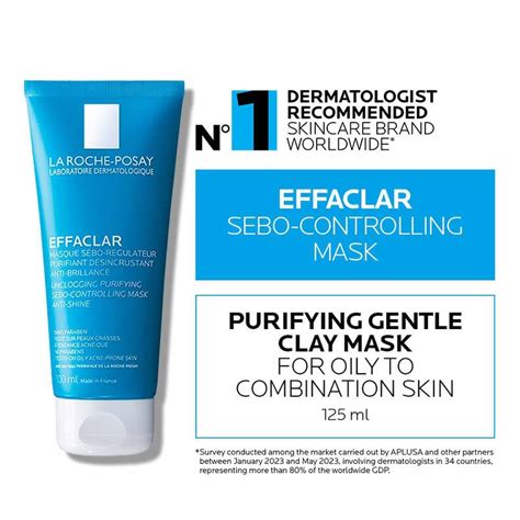 Effaclar Clay Face Mask For Oily To Combination Skin La Roche Posay