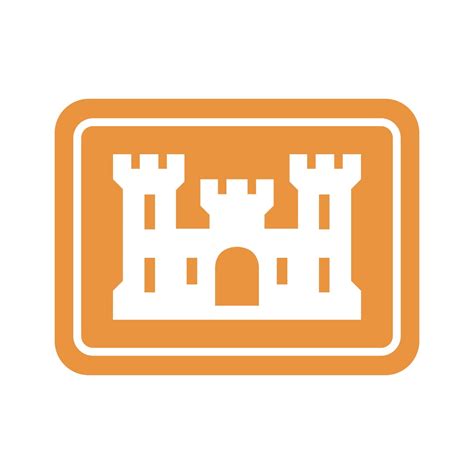 United States Army Corp Of Engineers Sticker Decal Die Cut Self