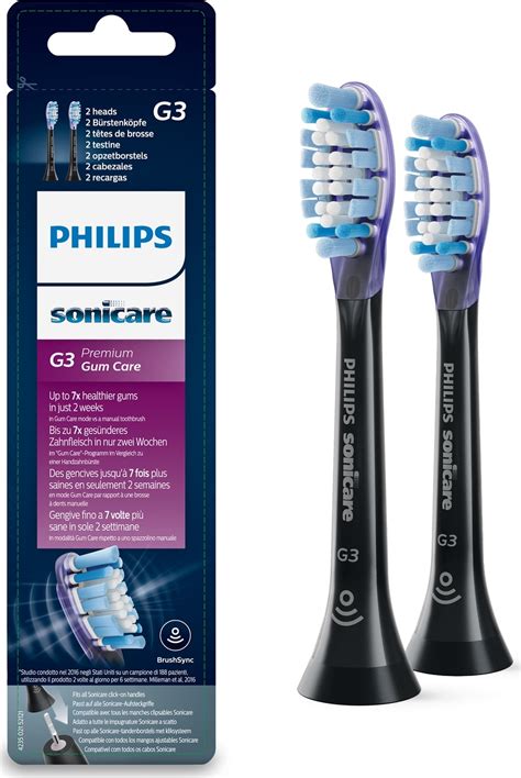 Насадки для электрической зубной щетки Philips Sonicare G3 Premium Gum ...