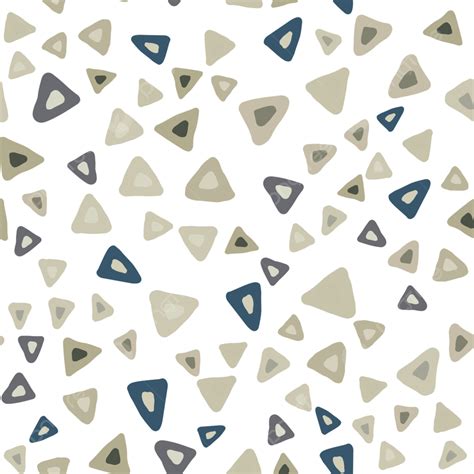 Hand Drawn Simple Triangle Seamless Pattern On White Background Vector Element Triangle