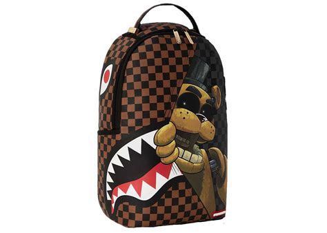Sprayground 5 Nights At Freddys Sneak Golden Freddy Backpack Multicolor