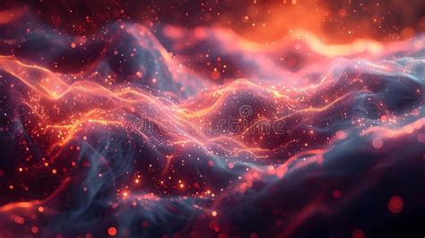 Blending Ai Data Processing And Business Concepts In Abstract Artwork