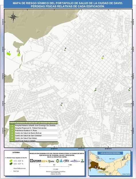 Mapa De Riesgo Sísmico Del Portafolio De Salud Download Scientific Diagram