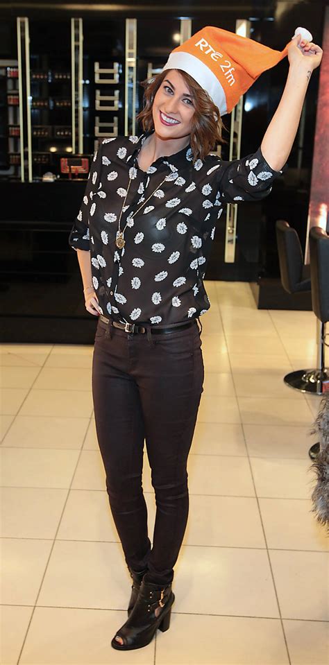 RtÉ Player Madeline Mulqueen Pictured At Rte 2fms Operation Santa Toy Appeal Live Broadcast