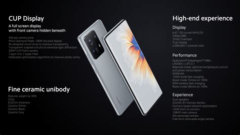 Xiaomi Launches The Mix With Its First Under Display Selfie Camera PetaPixel
