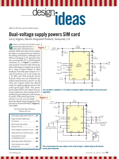 Sim Card Circuit Amplifier Operational Amplifier