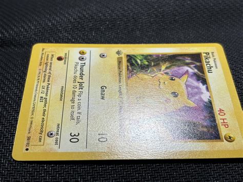 1st Ed Red Cheeks Pikachu Rpokegrading