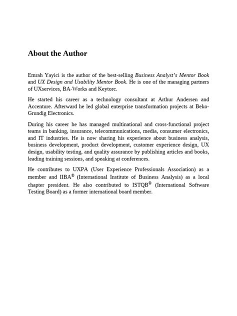 Preview Business Analysis Methodology Pdf Usability New Product Development