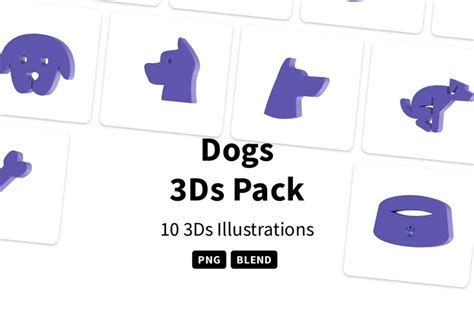 217 Dog Sex 3d Illustration Packs Free In Png Blend Fbx Gltf