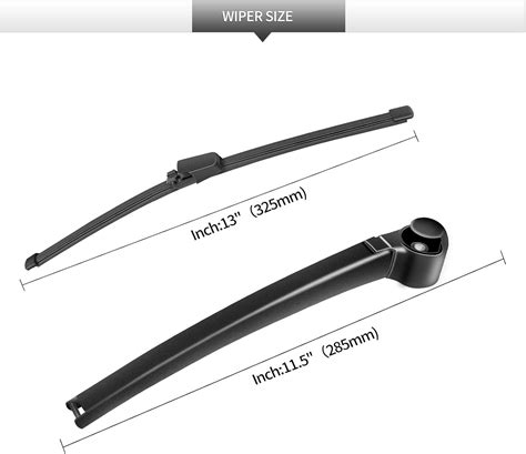 Repuesto Para Volkswagen Tiguan 2009 2017 Conjunto De Limpiaparabrisas Trasero Y Brazo Yaxa