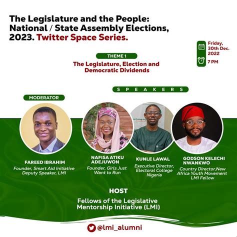 Daniel Archibong Flmi On Linkedin Donotneglectlegislativeelection