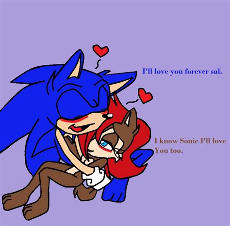 Sonic X Sally By Soneam4eva On Deviantart