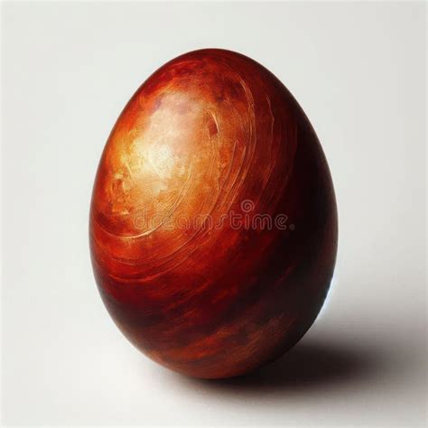 Traditional Brown Easter Egg Stock Illustration Illustration Of