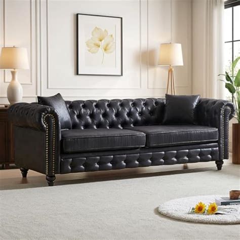 Kinffict Mid Century Modern Chesterfield Sofa Couch For India Ubuy