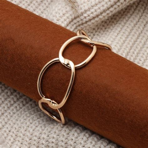 Sohi Gold Plated Cuff Bracelet For Women Golden Price Buy Online At