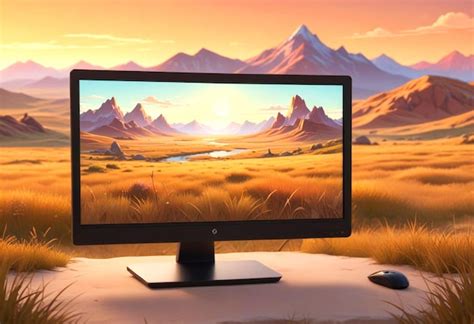 The Ultimate Desktop Setup For Nature Lovers Premium Ai Generated Image