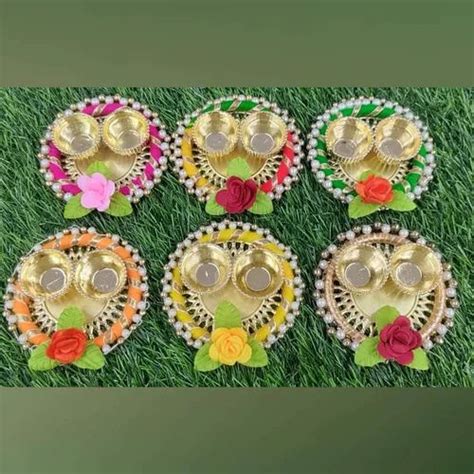 Golden Peacock Haldi Kumkum Karanda For Pooja At Rs 30piece In