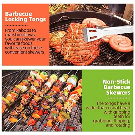 Bbq Grill Tools Set With Case 22pcs S Smazinstar Barbecue Accessories