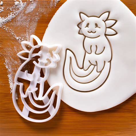 Set Of 2 Axolotl Cookie Cutters Bakerlogy